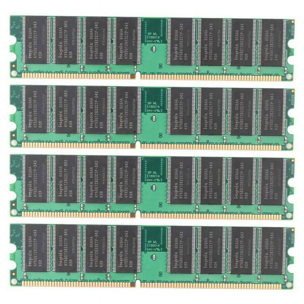 Módulo de memoria RAM para PC de escritorio DDR1 de 4 GB, 400 MHz, 184 ...