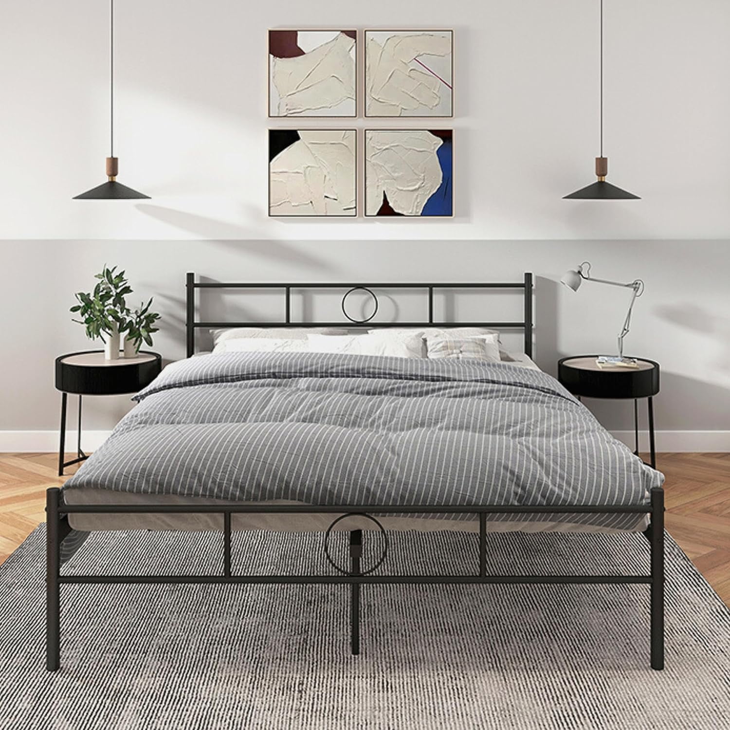 Cama Queen Base de Cama Plegable CIRCLE FurnitureR Matrimonial ...