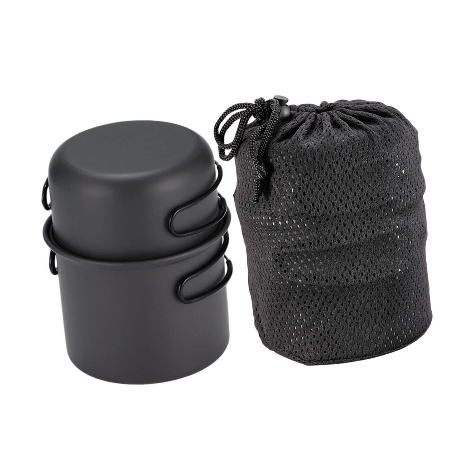 Camping Soup Pot sin estribas con bolsas de malla Cocina de cocción ...