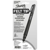Sharpie Pens, Felt Tip Pens, Fine Point (0.4mm), Black, 4 Count ...