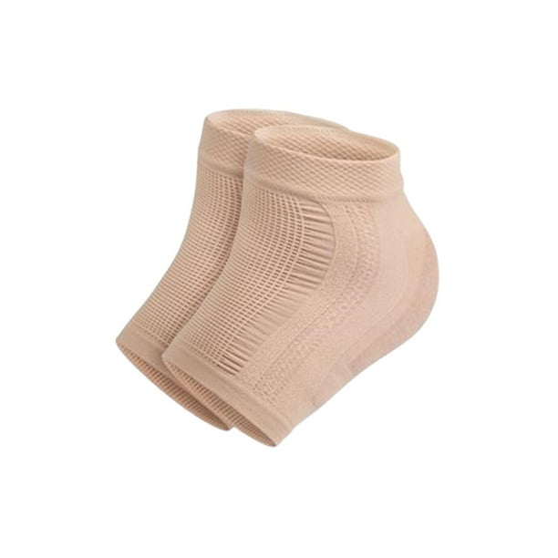 Elastic 2 Pieces Toeless Protective Sleeve Soft Hydrating Heel Socks ...