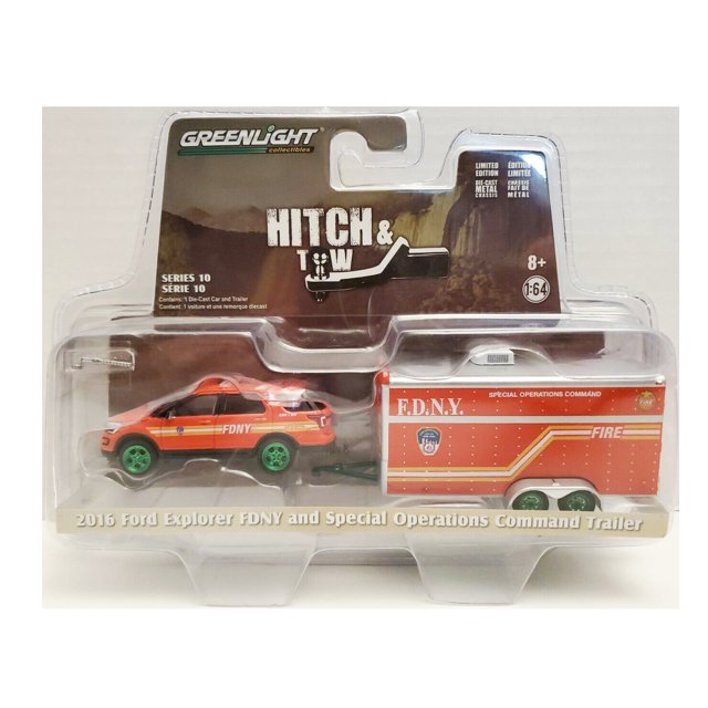 GREENLIGHT 1/64 2016 FORD EXPLORER FDNY & SPECIAL OPERATIONS COMMAND ...