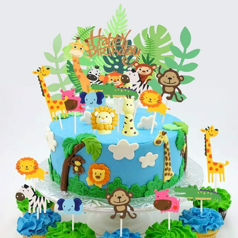 Wild Animal Birthday Cakes