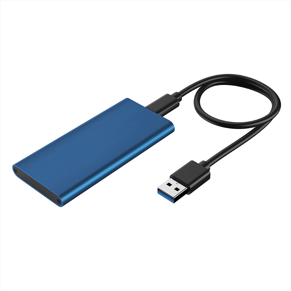 Type C To MSATA SSD Enclosure Portable MSATA Solid State Drive Box High type-c-to-msata-ssd-enclosure-portable-msata-solid-state-drive-box-high