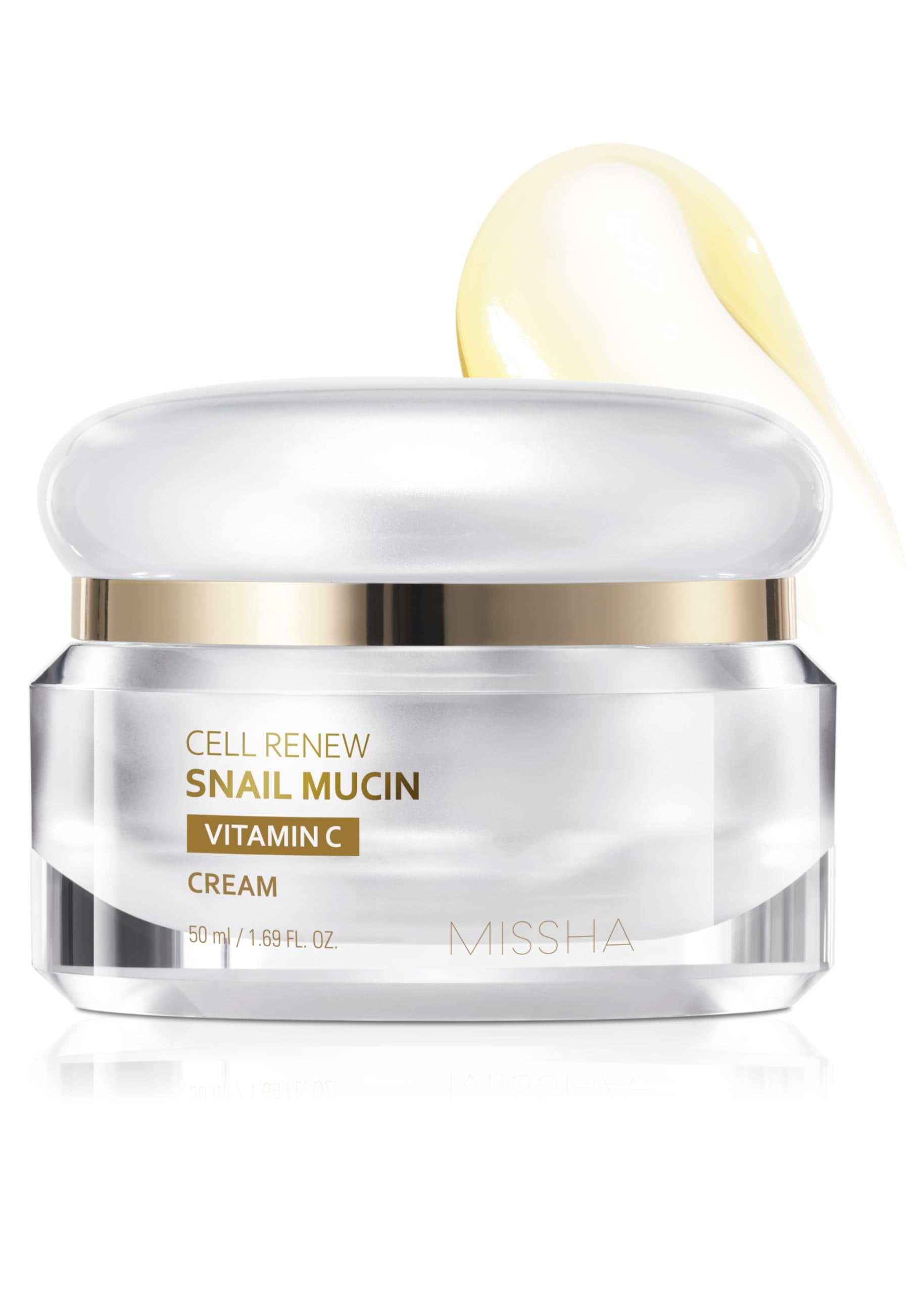 Crema MISSHA Cell Renew con mucina de caracol y vitamina C, 50 ml ...