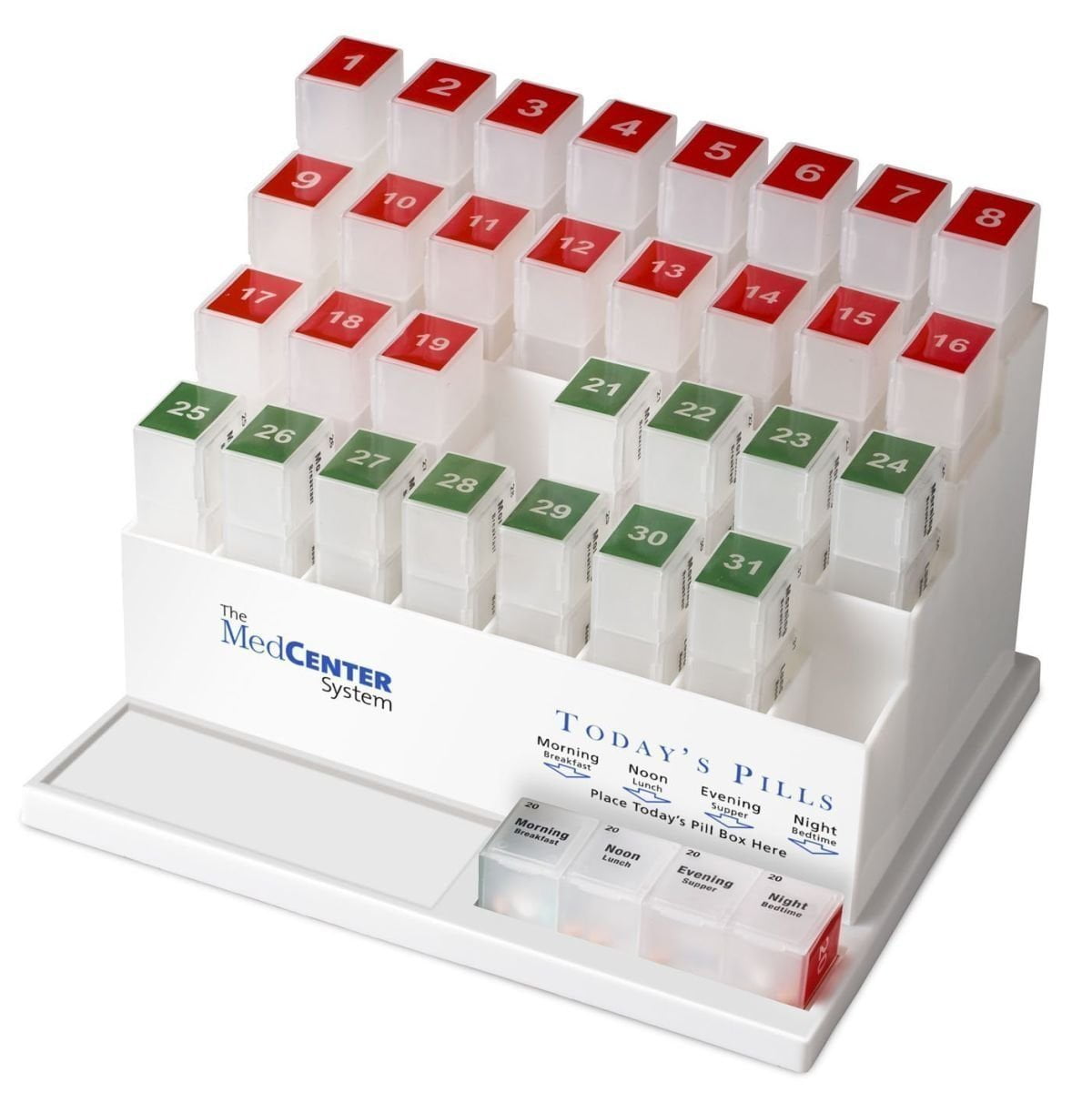 MedCenter 31 Day Pill Organizer - Walmart.com