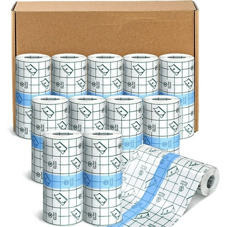 12 Pieces Transparent Stretch Adhesive Bandage Shower Dressing ...