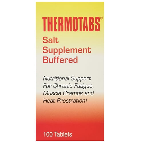 Buffered Thermotabs Salt Supplement Tablets - 100 Ea - Walmart.com ...