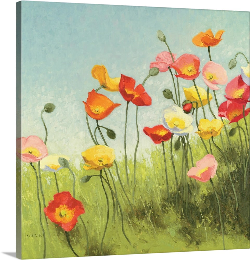 Great BIG Canvas | "Meadow Suite I" Canvas Wall Art - 20x20 - Walmart.com