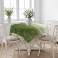 Abstract Ocean Square Tablecloth Green Gradient Oil Painting Texture ...
