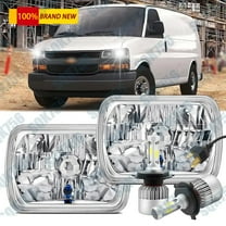 Fit for Chevy Express 1500 2500 3500 Cargo Van Pair 7x6 5x7 LED ...