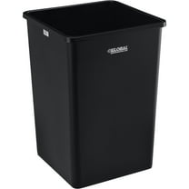 Global Industrial Large Outdoor Plastic Garbage Bin, 35 Gallon Square ...