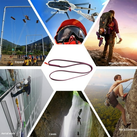 Rock Climbing Rope Professional Simple Safety Sling Sturdy Mountaineer ...