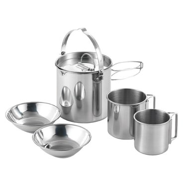 Stanley Adventure All-in-One Two Bowl Camp Cook Set - Stainless Steel ...