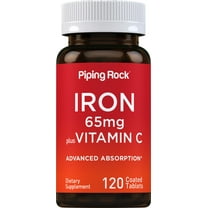 FERGON RESTORE Chewable Iron Tablets 27mg, Gluten-Free, Vegan, Orange ...