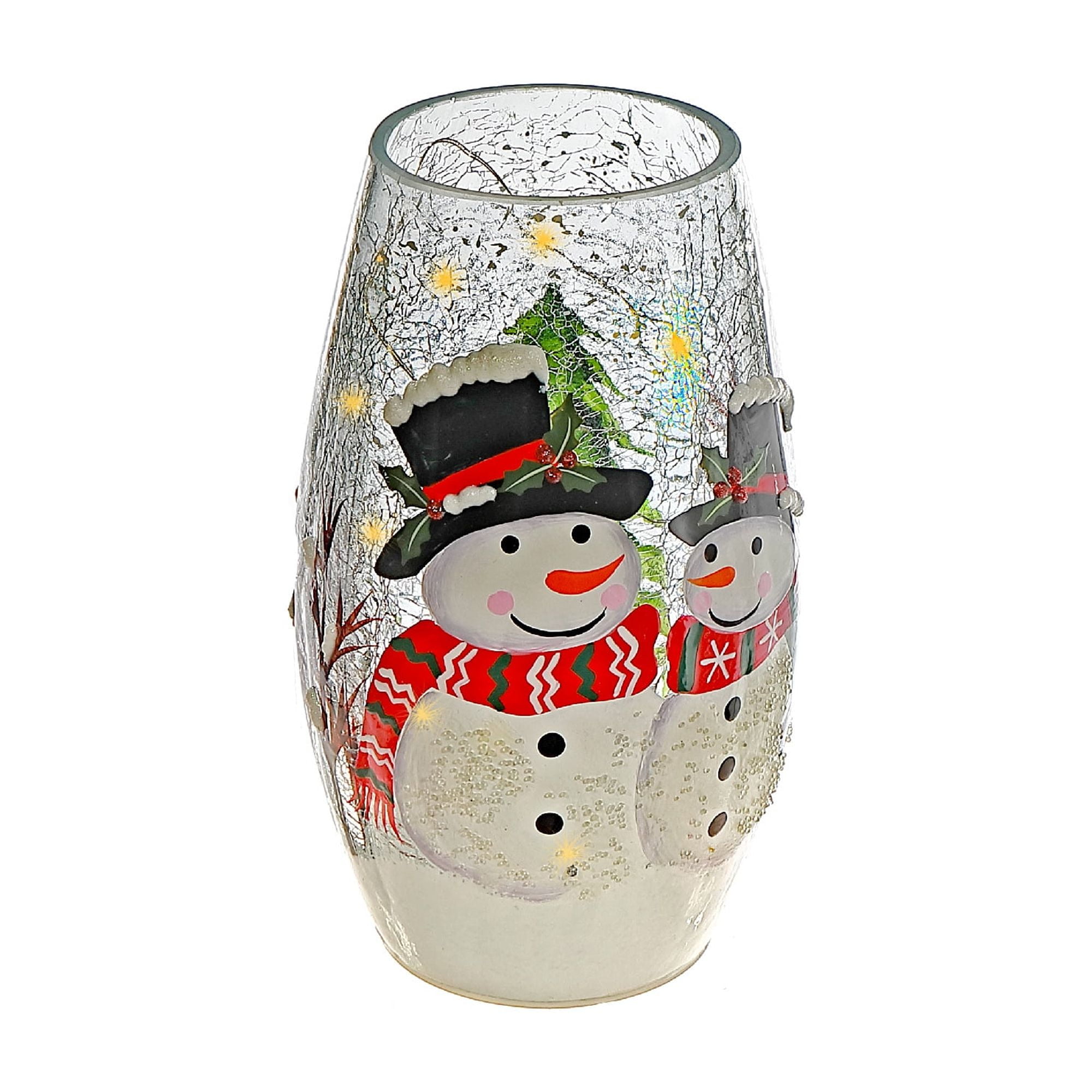 Click here for Ih Casadécor Led Crackled Oblong Glass Decor (Doub... prices