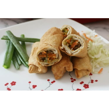 Menlo Lumpia Wrapper 3 Packs (16 oz) Spring Rolls Wrapper. - Walmart.com