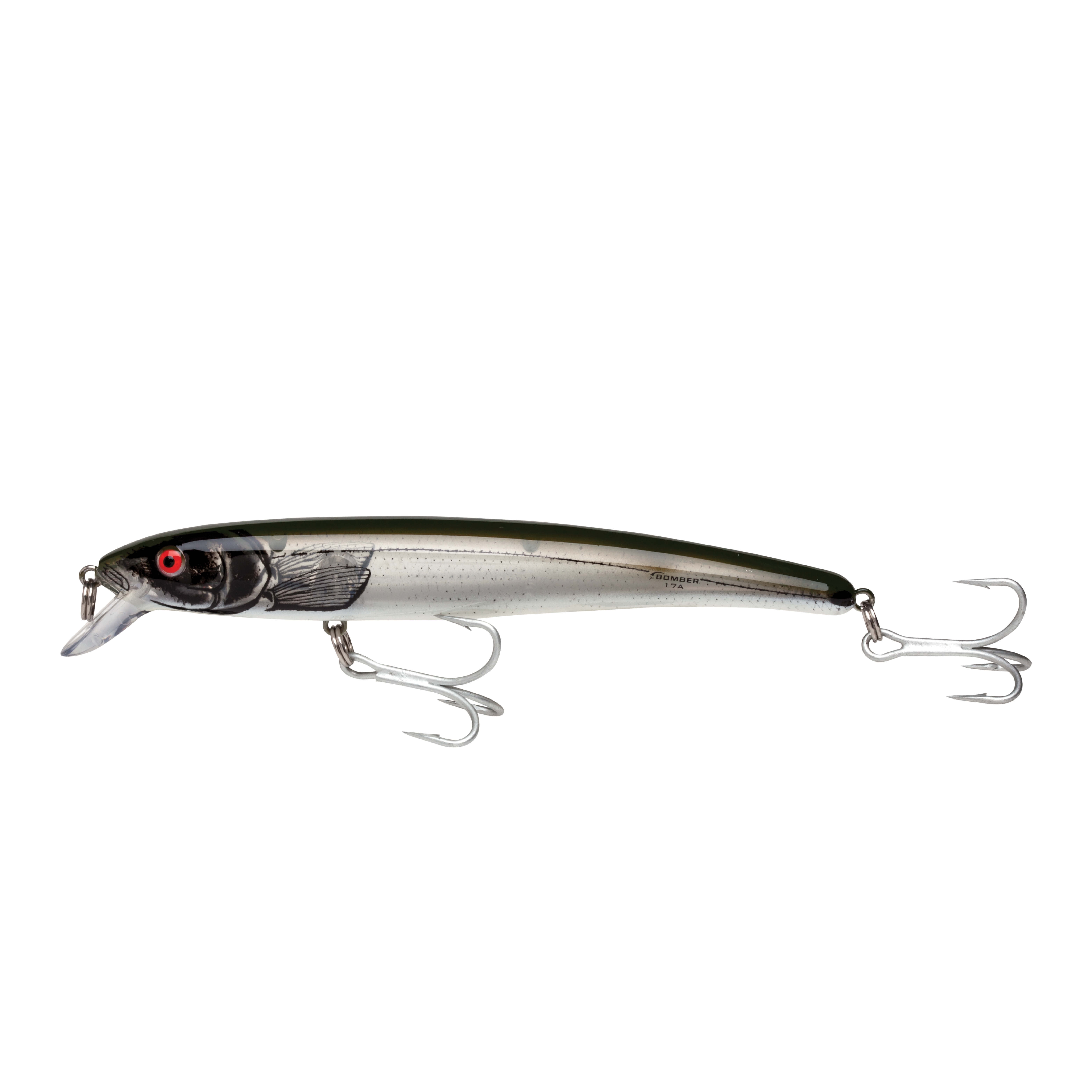 Bomber Saltwater Grade Magnum Long A - Silver Flash/Green Back ...