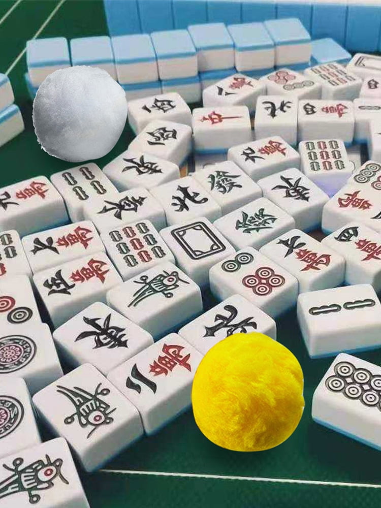 Buy ibaste New Mahjong Table Cleaning Ball Soft Dust Catcher Ball for ...