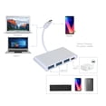 LOGICO 4 in 1 USB C Hub 3x Type USB 3.0 Ports and 1x Type C Portable ...