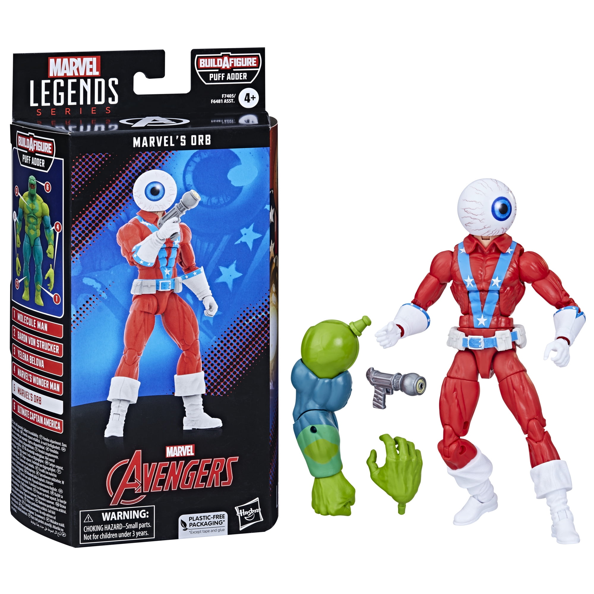 Marvel Legends Series: Marvel’s Orb, Marvel Classic Comic Action Figure ...