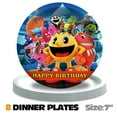 Pacman Party Supplies Decor Decorations Plates Movie Background Cake ...