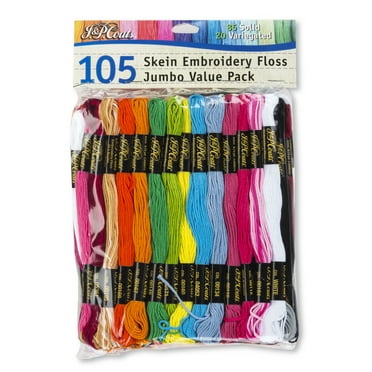 Janlynn Embroidery Floss 36pc Pack Variegated - Walmart.com