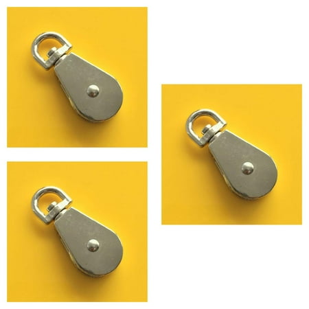 relayinert 2/3/5 58mm Zinc Alloy Pulley Groove Swivel Single Pulley ...