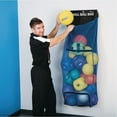 S&S Worldwide Easy Access Zippered Wall Ball Storage Bag, 56” x 21” x ...