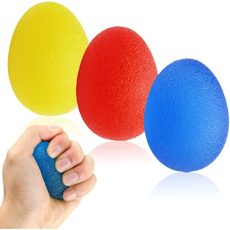 Hand Grip Strengthener Balls, Finger Exerciser Stress Relief Balls ...