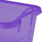 LIFE STORY 13.75 Gallon Stackable Tote Container with Handles and Lids ...
