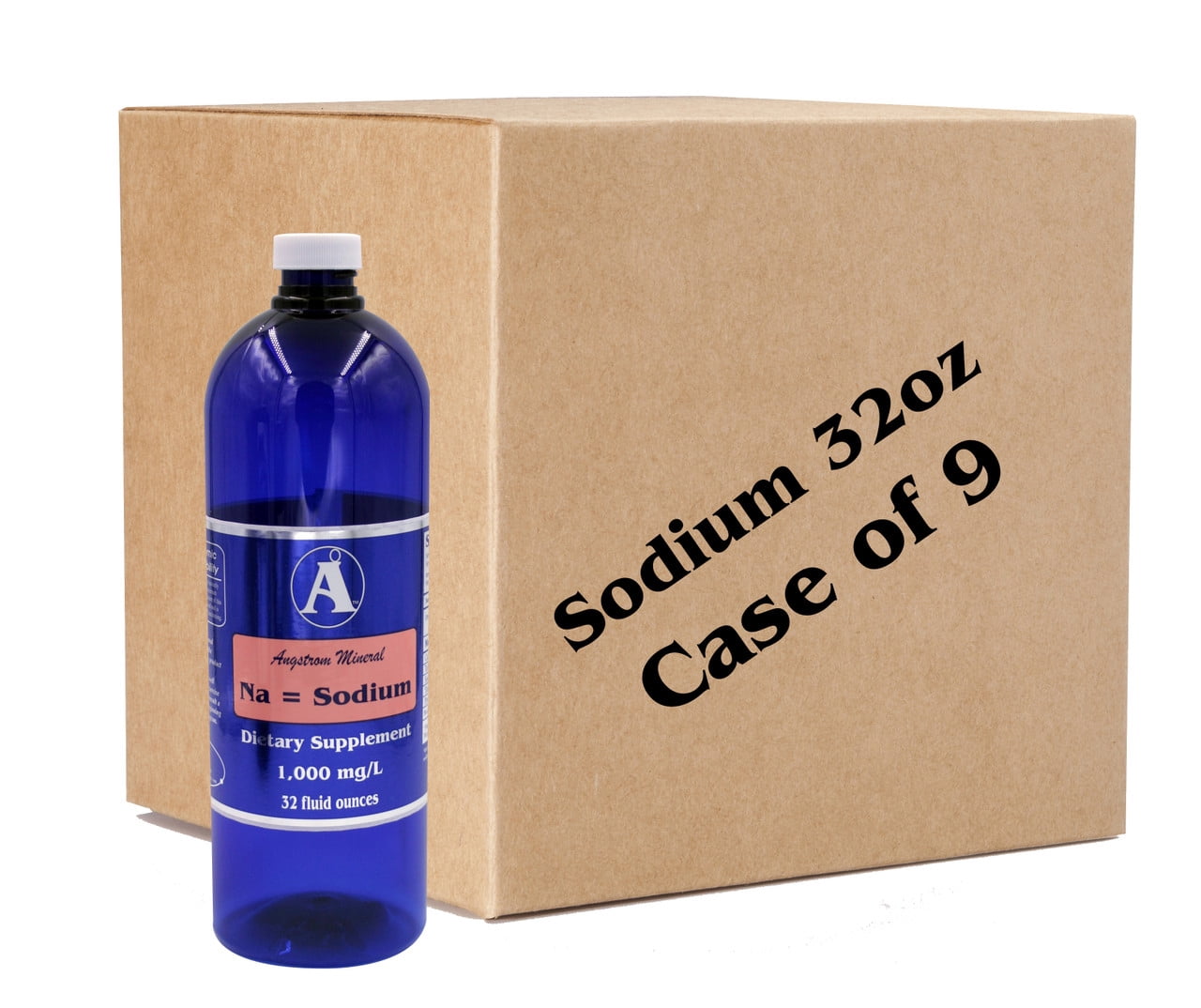Sodium 32 oz Case Lot - Angstrom Minerals - Walmart.com