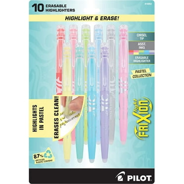(3 pack) Pilot FriXion Light Pastel Collection Erasable Highlighters ...