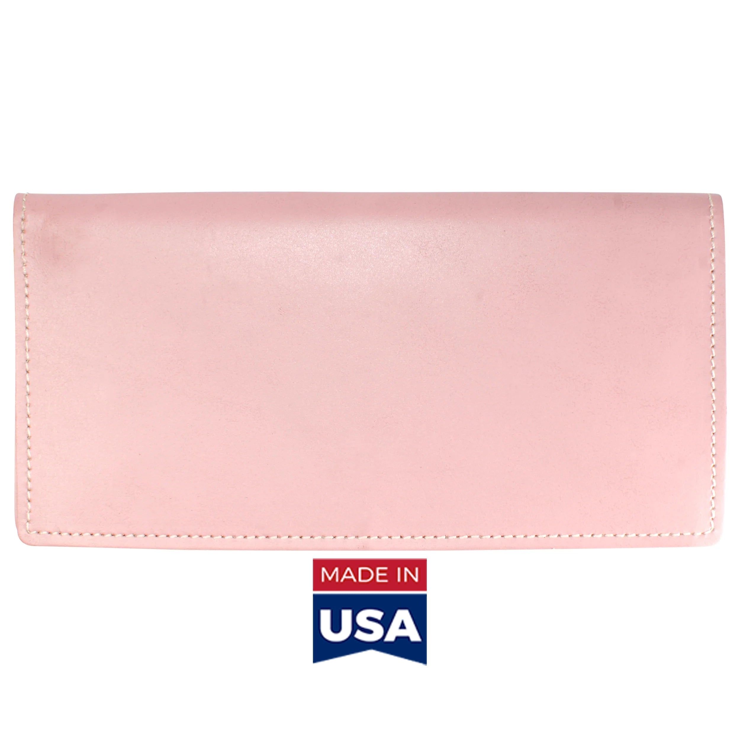 TPK Checkbook Holder – Pink, Full Grain Leather - Walmart.com