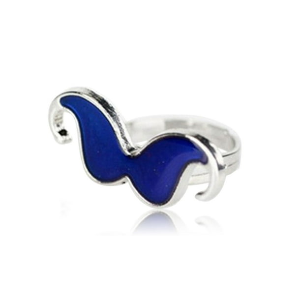 WREA Mood Rings Color Change Adjustable Temperature Emotion Feeling ...