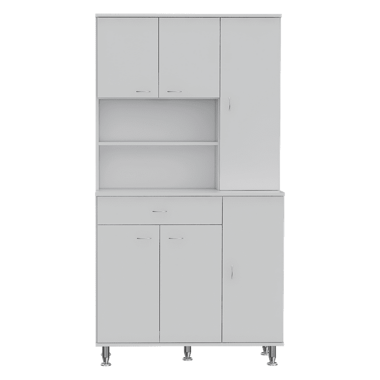 FM Venice 90 Pantry Cabinet White