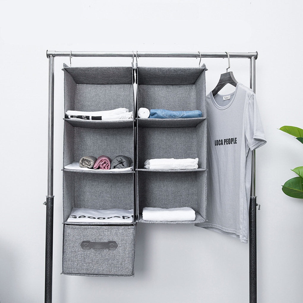 Click here for Awardfan Cotton Linen Hanging Closet Multi Layers... prices