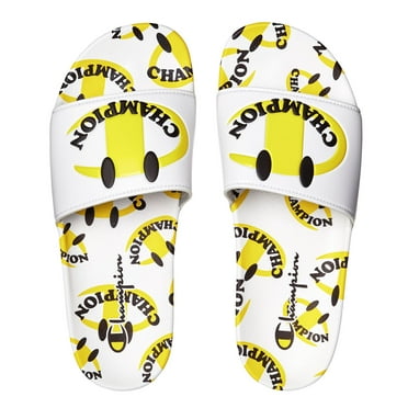Champion Men's / Unisex Embossed Logo Adjustable Closure Slides Slip-on ...