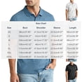 CYMMPU Men's Short Sleeve Golf Shirt with Denim-Style Patchwork, Casual ...