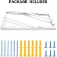 Folding Shelf Brackets, 16 Inch Heavy Duty Collapsible Shelf Bracket ...
