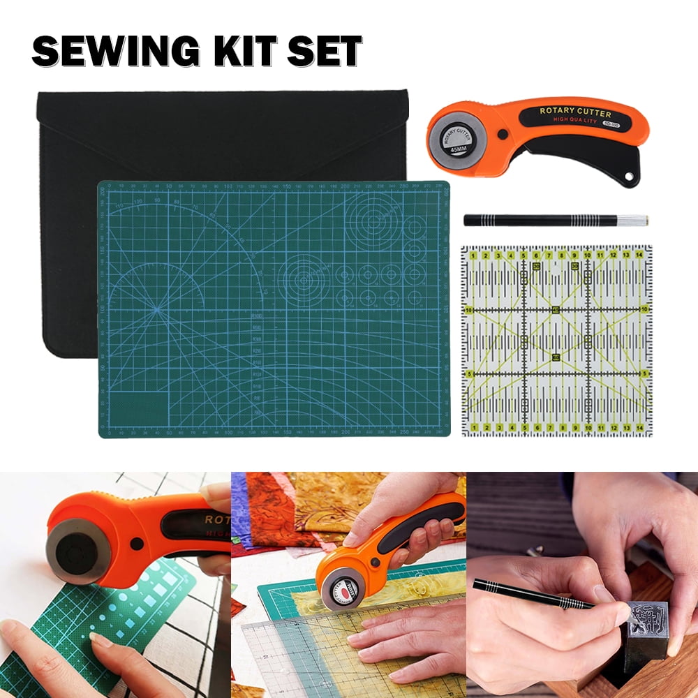 Sewing Rotary Cutter And Mat
