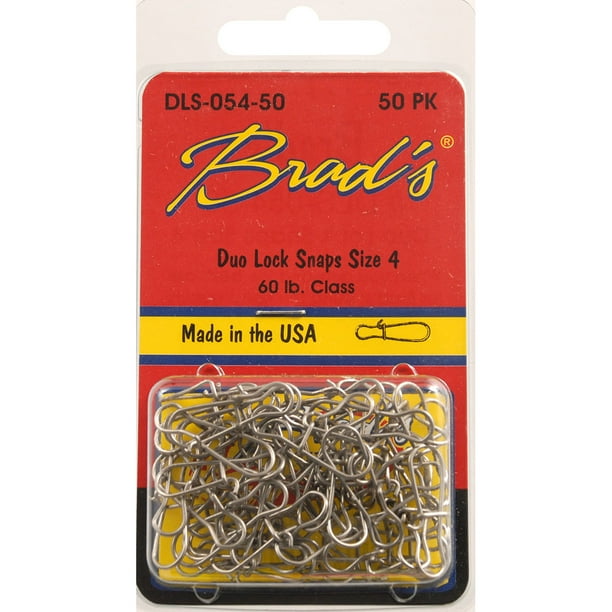 B.S. Fish Tales Duo Lock Snaps Size 4 50 Pk - HG-1 - Walmart.com