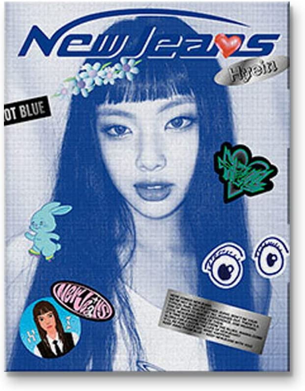 NEWJEANS - 1ST EP ALBUM BLUEBOOK [HYEIN] INCLUDES OUTBOX, LOG BOOK, PIN ...
