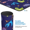 Colorful Dinosaurs Cute Dinosaur Dino Mouse Pad Non-Slip Rubber Gaming ...