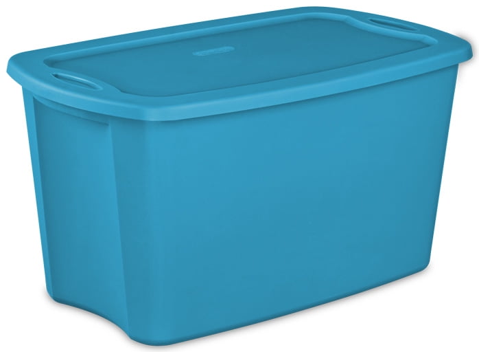 NEW Sterilite 18351006 Lidded 30 Gallon Storage Tote Box Single Bin ...