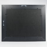 Lawrence Frames 11x14 Black & Silver Document/Certificate Wall Frame with Glass, Matted to 8 ...