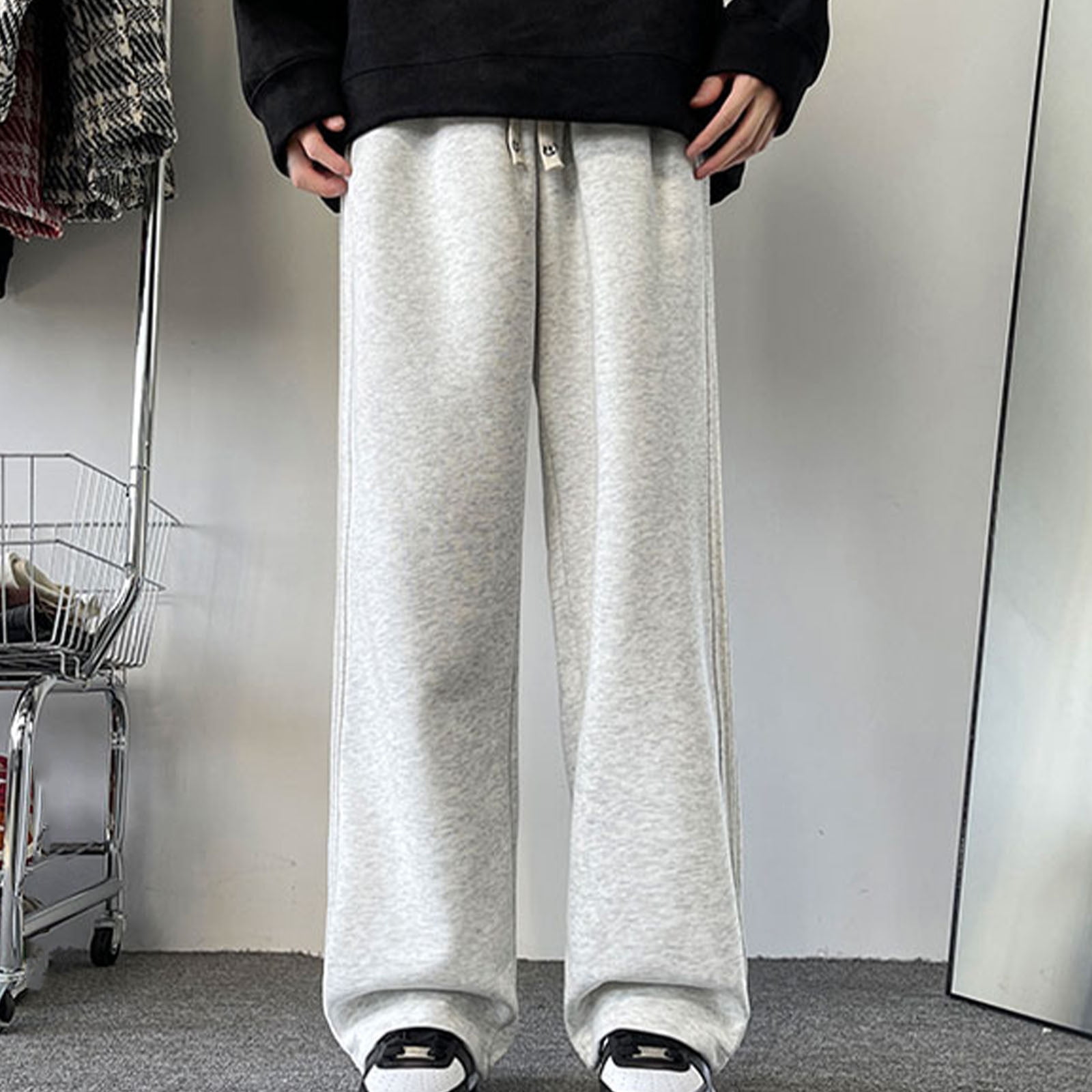 Click here for Lovzfmll Mens Pants Mens Solid Color Vintage Sweat... prices