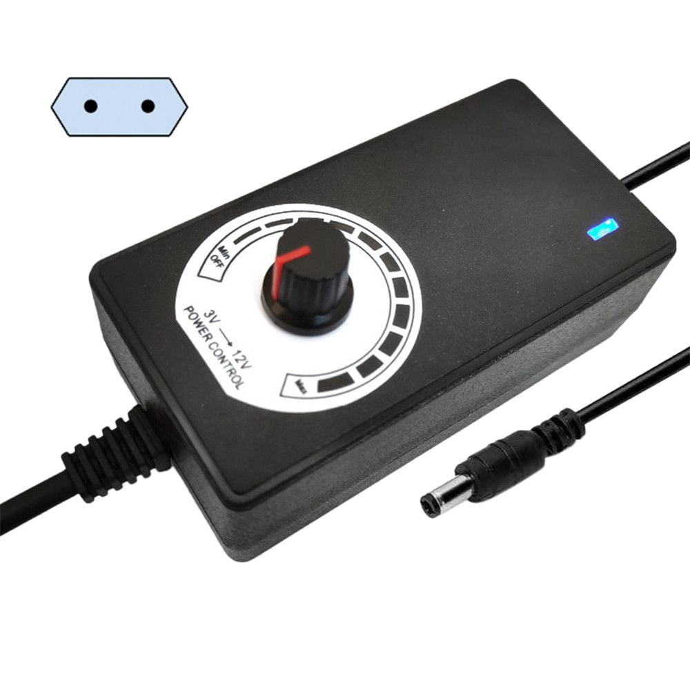 Practical Durable Variable Volt Electrical 3V-12V 2A Power Supply ...