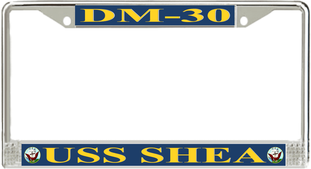 USS Shea DM-30 License Plate Frame - Walmart.com