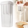 Greek Yogurt Strainer Filter with Lid, Reusable Cheese Maker for Thick ...